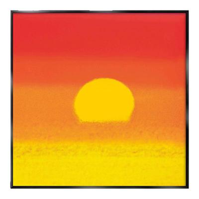 日出日落装饰画抽象简约挂画客厅卧室北欧壁画治愈系小众桌面摆画