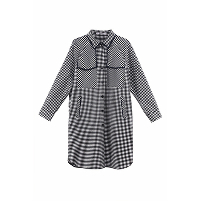 柯利亚诺春秋专柜同款长款宽松衬衫外套  FW0707 ￥4480