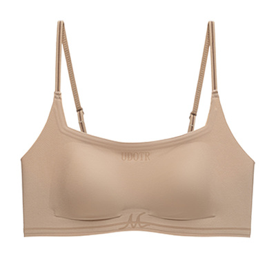 细肩带无痕内衣小胸显大隐形美背
