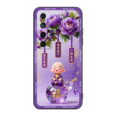 一路生花适用小米10S唯美手机壳