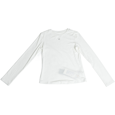 oo&vv2025秋新款莱赛尔时尚百搭显瘦长袖T恤女圆领套头打底衫上衣