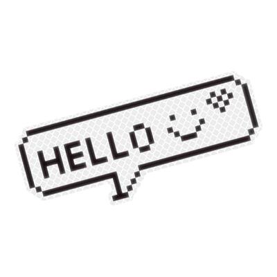 创意个性反光贴纸don'ttouch