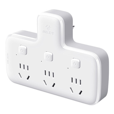 公牛1化三插座10A转换器分控开关