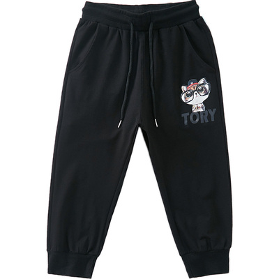 松紧腰莫狮喜运动七分裤胖mm短裤