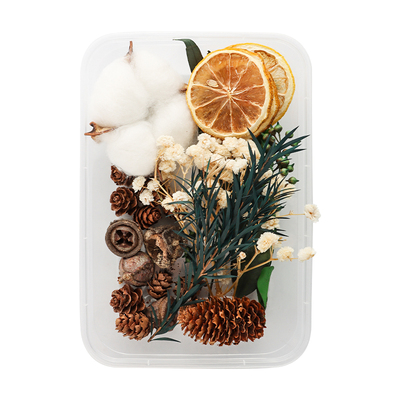 干花diy材料永生花diy相框团扇