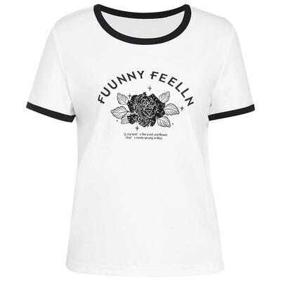 商场同款短袖FUUNNYFEELLN印花