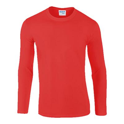纯色GILDAN纯棉男性圆领长袖打底
