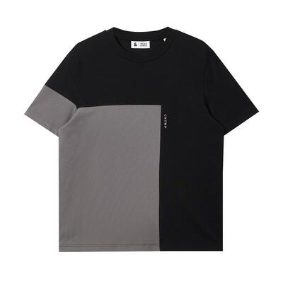 jq区绫致杰克琼斯春夏出街直筒纯棉柔软舒适透气短袖半袖T恤男