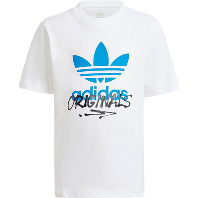 Adidas/阿迪达斯正品三叶草GRAPHICS TEE小童经典运动短袖IY5465