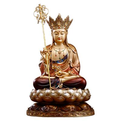 纯铜地藏菩萨佛像铜像娑婆三圣