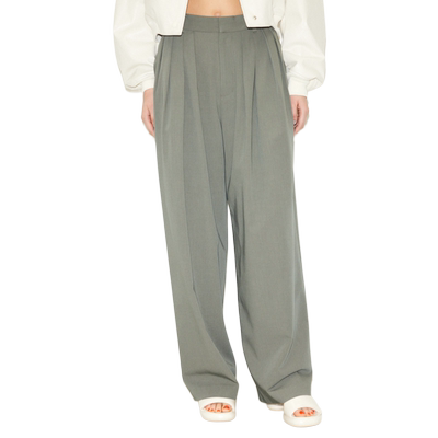 sly通勤简约设计阔腿西装裤