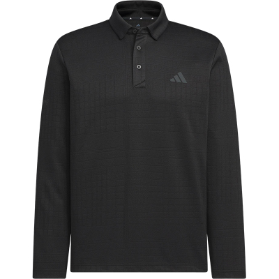 Adidas/阿迪达斯正品2025男士提花针织运动长袖POLO衫JN1232
