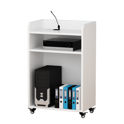 演讲台培训讲桌带轮子可移动厂家