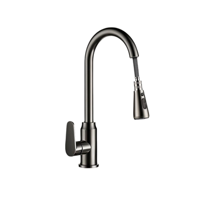 精铜厨房水龙头冷热两用