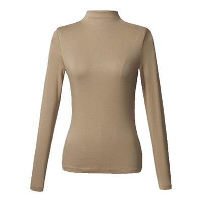 ivykki高领打底衫长袖T恤