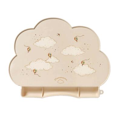 日本10mois硅胶婴儿餐垫防滑隔热