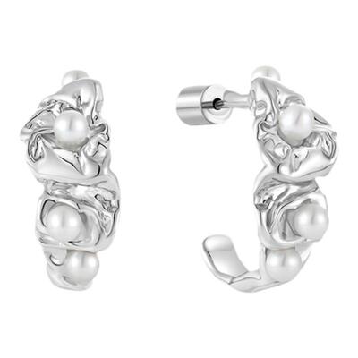 天然淡水珍珠耳环「山海诺」