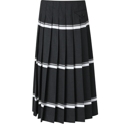 VVNK JANE PLUS春季新品羊毛混纺学院感百褶半身裙女J310750009A