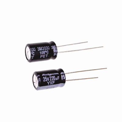 进口电解电容25v220uf红宝石