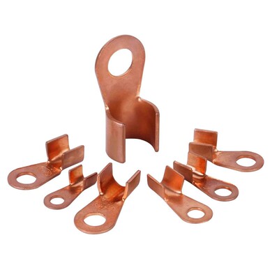 国标A级OT开口鼻紫铜加厚铜鼻子接线端子电线压线接头电瓶线耳鼻