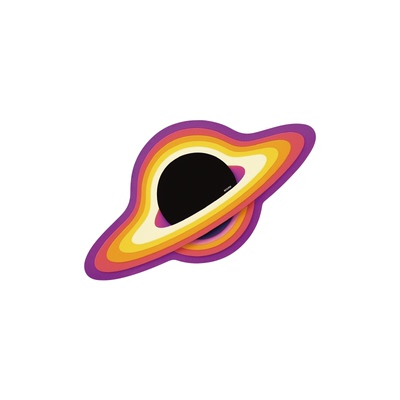 窗外的黑洞宇宙星体防水贴纸