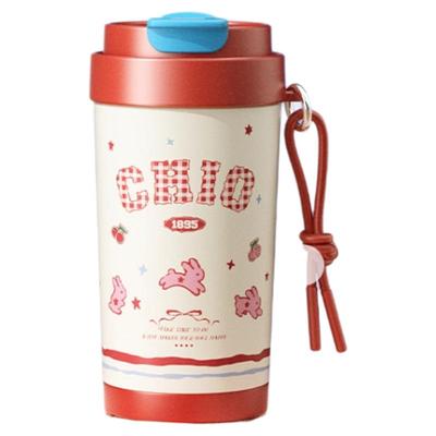 face高颜值咖啡杯陶瓷内胆保温杯