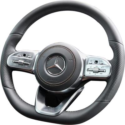 徐记头层小牛皮方向盘套质保五年