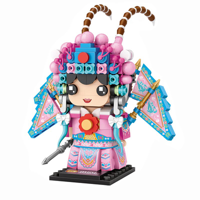 京剧国粹公仔拼搭积木LOZ/俐智