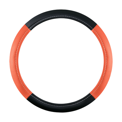 皮革方向盘套透气防滑