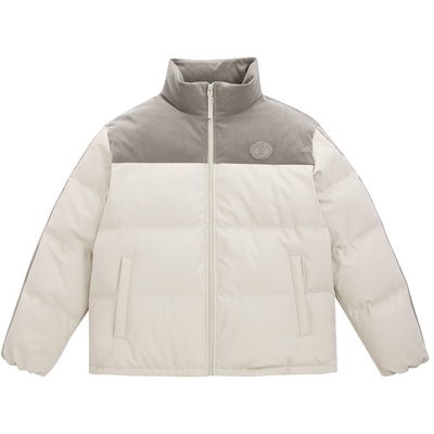 太平鸟男装 冬季拼接羽绒服外套B1ACD4347