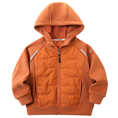 男童连帽防风外套中大童