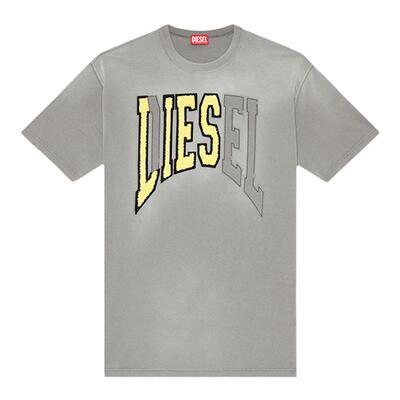 Diesel新款学院风短袖T恤