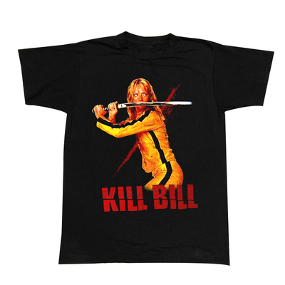 Kill Bill美式复古cult电影风半袖下半身失踪质感百搭潮牌短袖T恤
