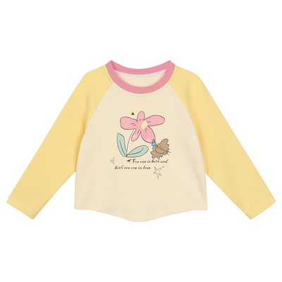 陈大猪小O宝长袖T恤女百搭