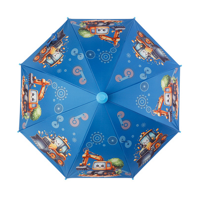 工程车挖掘机儿童雨伞男孩太阳伞