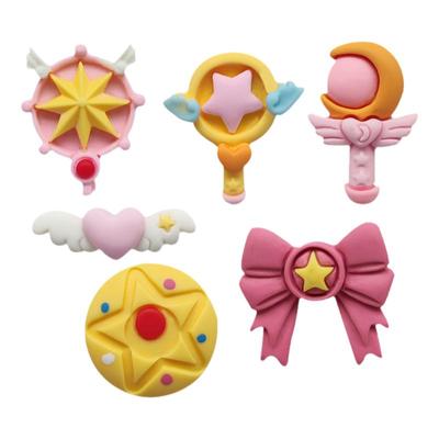 Crocs魔法蝴蝶结鞋花洞洞鞋配饰