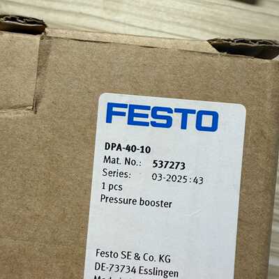 议价FESTO费斯托增压阀 压力提升器 DPA-40-10 型号维修