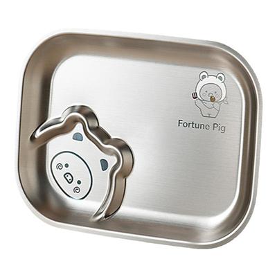 儿童餐盘抗菌onlycook304不锈钢