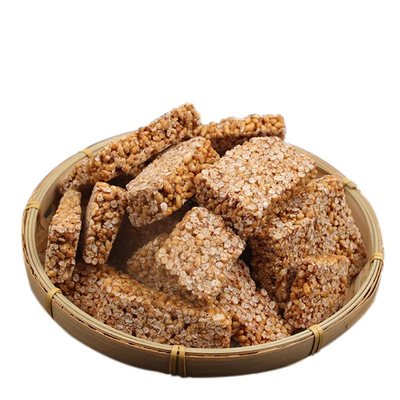 农家手工刀切红薯炒米糖