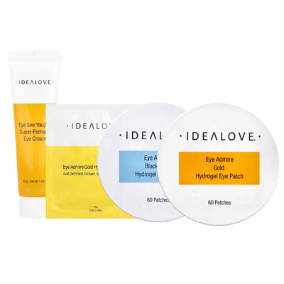 Idealove黑珍珠Eye黄金Admire水凝胶眼膜Eye发酵物See眼霜You(th)