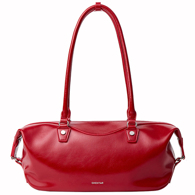 OMENTAR小丑腋下包小众真皮