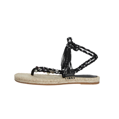 cotemp串珠草编鞋人字拖手工编织