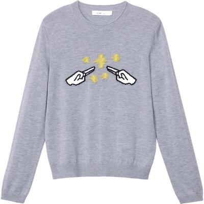 ZUCZUG没事儿细软羊毛圆领套头衫