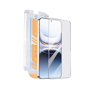 创多星适用iQOO13钢化膜无尘舱IQOONeo9sPro+秒贴盒防尘Neo10pro超声波指纹解锁高清iqoo12无孔防尘膜