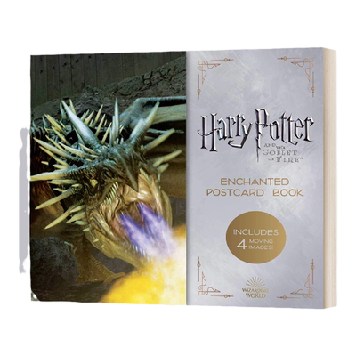 哈利波特与火焰杯4 魔法明信片 英文原版Harry Potter and the Goblet of Fire Enchanted Postcard Book全正版英语原著小说全套书