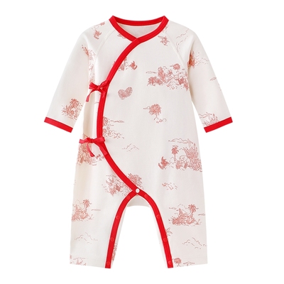 英氏连体衣10A类抗菌纯棉新生儿