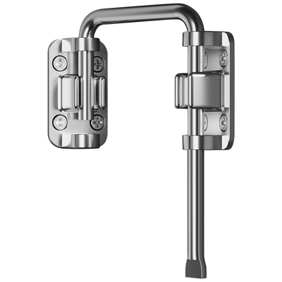 插销门锁卡扣门拴固定搭扣不锈钢移门门闩免打孔90度直角厕所简易