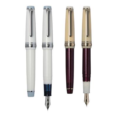 写乐世界茶21K大型平顶天冠钢笔