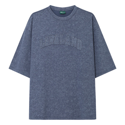 【徐滨同款】LAVALAND字母贴布绣短袖T恤