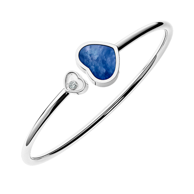 Chopard萧邦18K金爱心钻石手镯